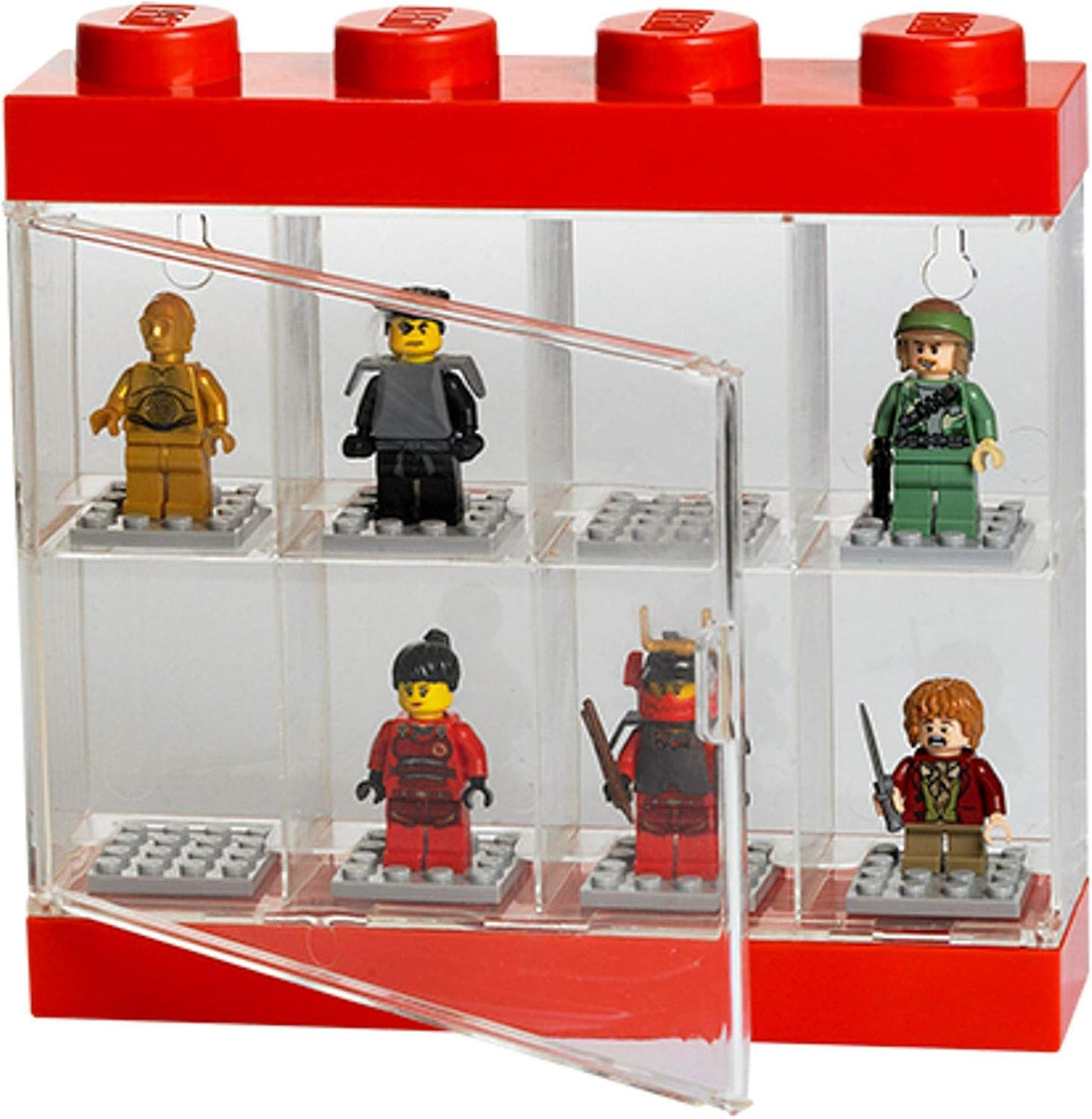 LEGO 40650001 8-Minifigure Display Case – Red